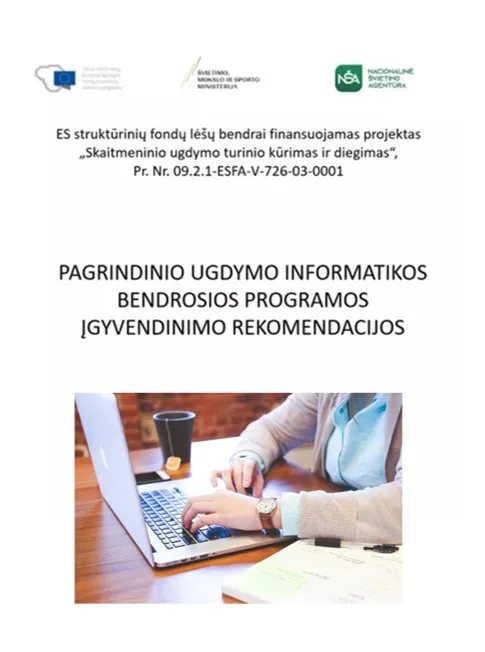 Pagrindinio ugdymo informatikos bendrosios programos įgyvendinimo ...